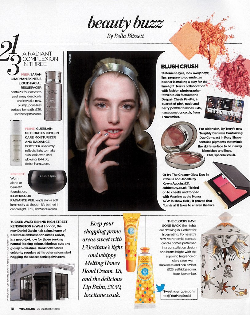 YOU Magazine- 'beauty buzz' | Daniel Galvin