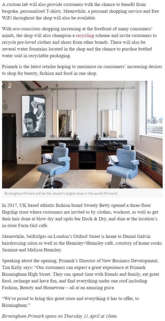 Independent- "Selfridges in London Oxford Street: Home of Daniel Galvin ...